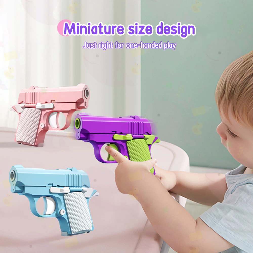Payoe Fidget Toy 3D Gun Toy For Kids Boy hand Gun Toy Fidget Toy Stress ...