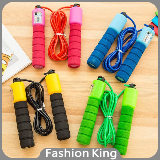 Fashion King #Jump Rope with Counter Skipping Plastic Rope | Shopee ...