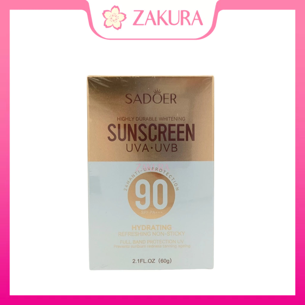 SADOER Clear Water Sunscreen SPF90+ 100g | Shopee Philippines