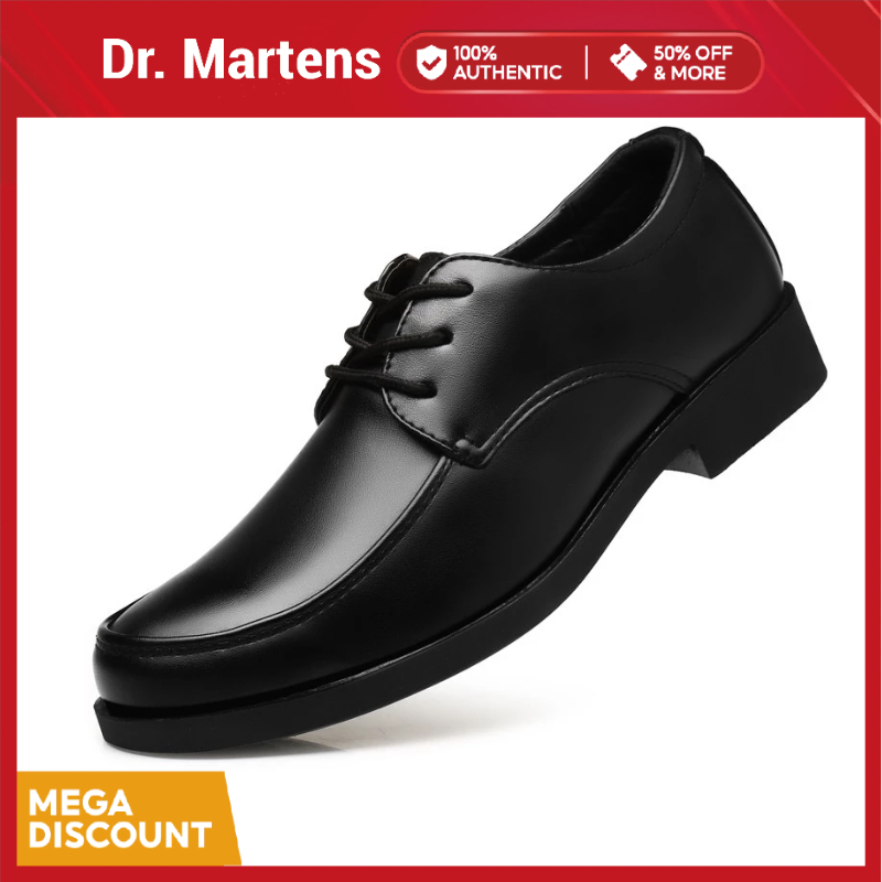 Black Leather Men's Shoes Student Shoes Formal Work Shoes Business ...