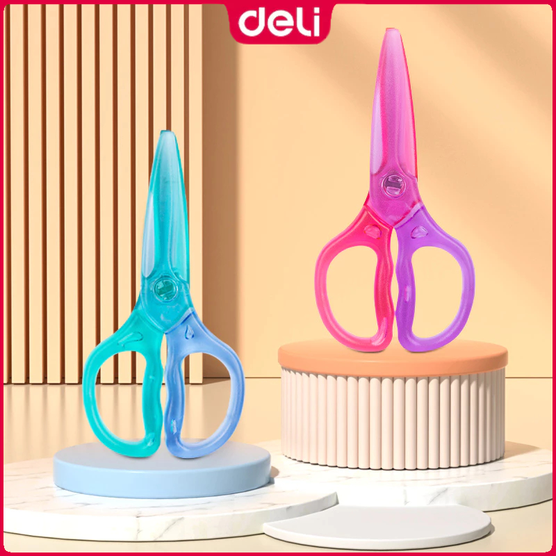 Deli Scissors Student Handmade Paper-Cut Stationery Scissors School ...