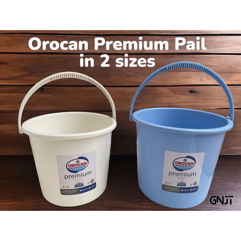 Orocan Premium Pail in 2 sizes Plastic Pail Timba Balde | Shopee ...