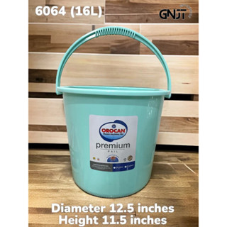 Orocan Premium Pail in 2 sizes Plastic Pail Timba Balde | Shopee ...