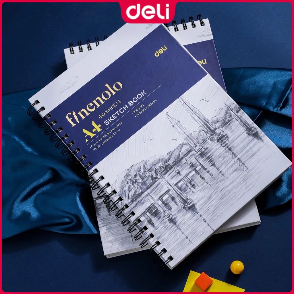 Finenolo by Deli A4 Sketchbook 60 Pages Drawing Book Sketchbook For ...