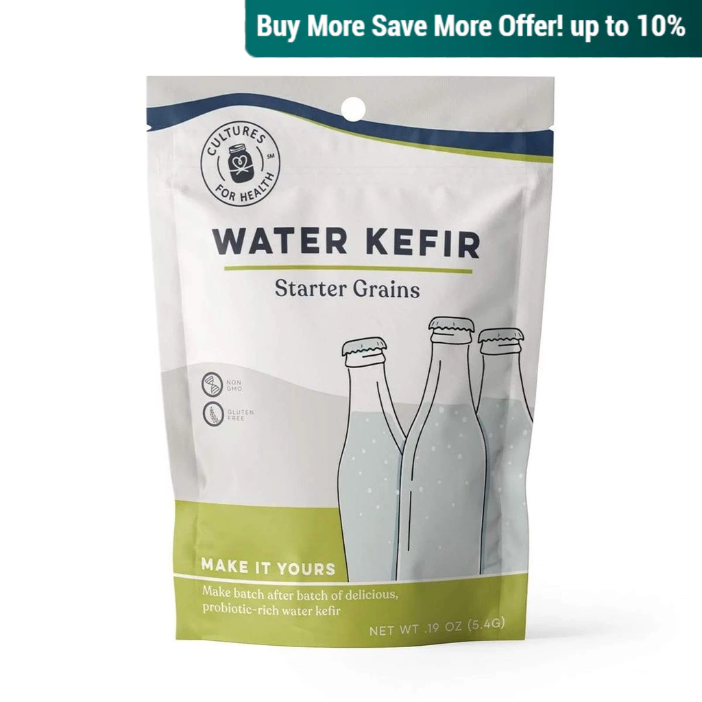 Cultures For Health, Real Kefir, Water Kefir Grains, 1 Packet, 5.4g ...