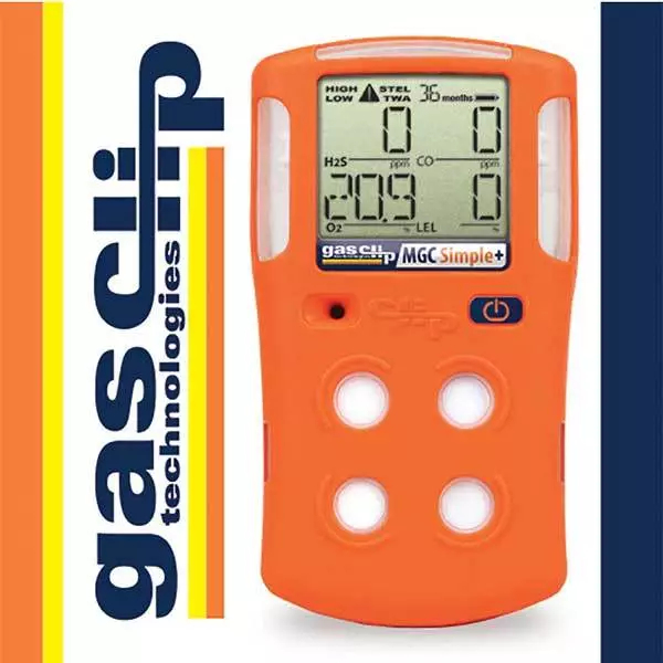 Multi Gas Clip Simple Plus+ Detector Hydrogen Sulfide H2S Carbon ...
