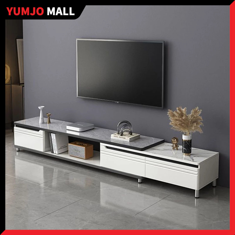 Light Luxury Scalable TV Cabinet New TV Rack Cabinet Living Room ...