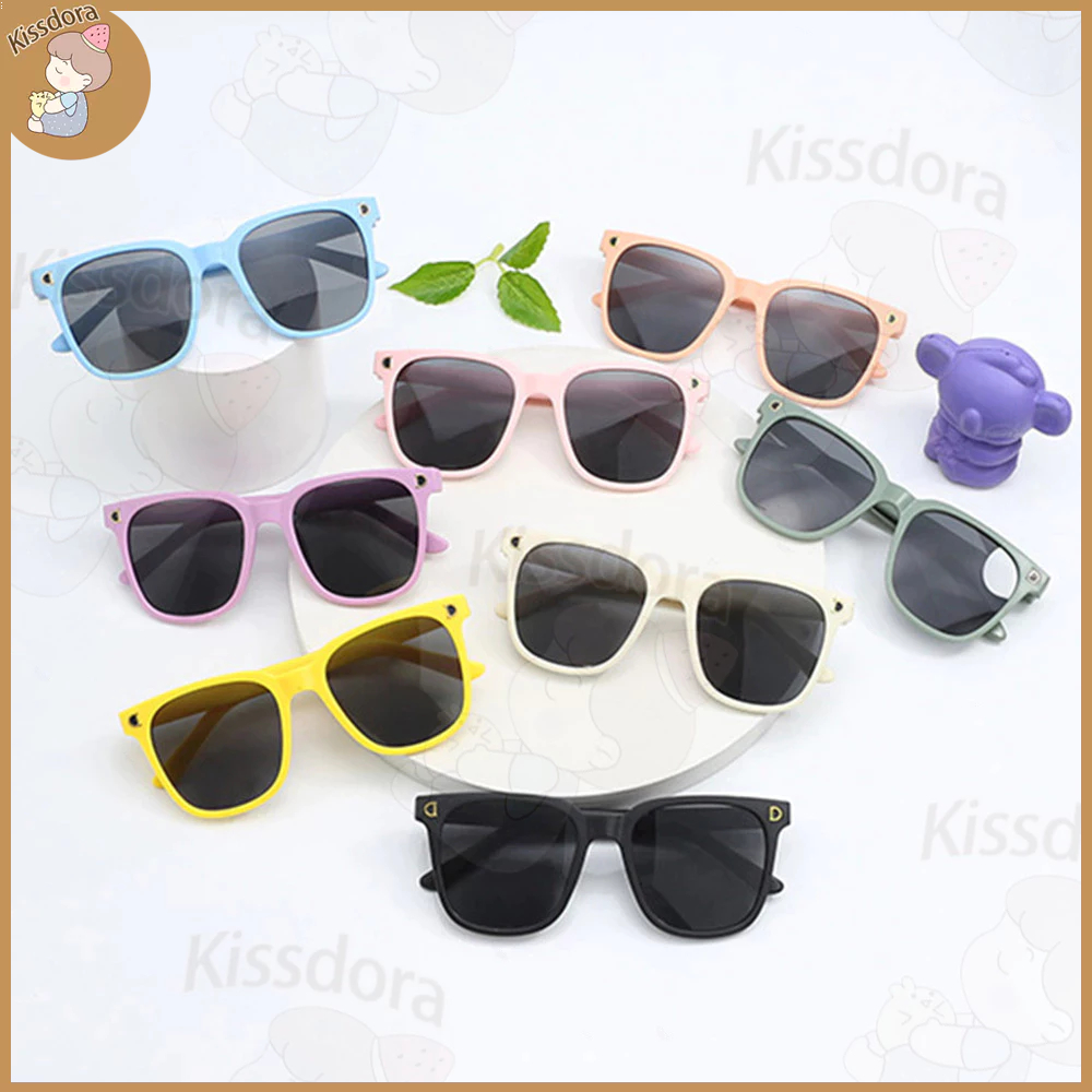 Kissdora Kids Sun Glasses for Boys Girls Sun-shading Eyeglass for Kids ...
