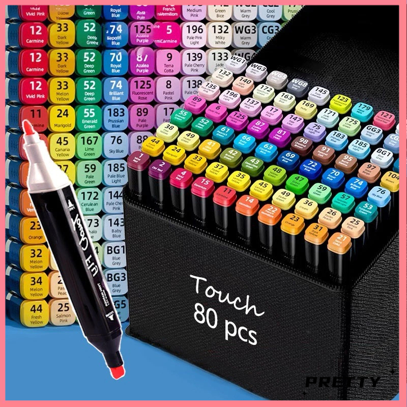 High-quality Marker Double-headed Oily Markers Set Creative Graffiti ...