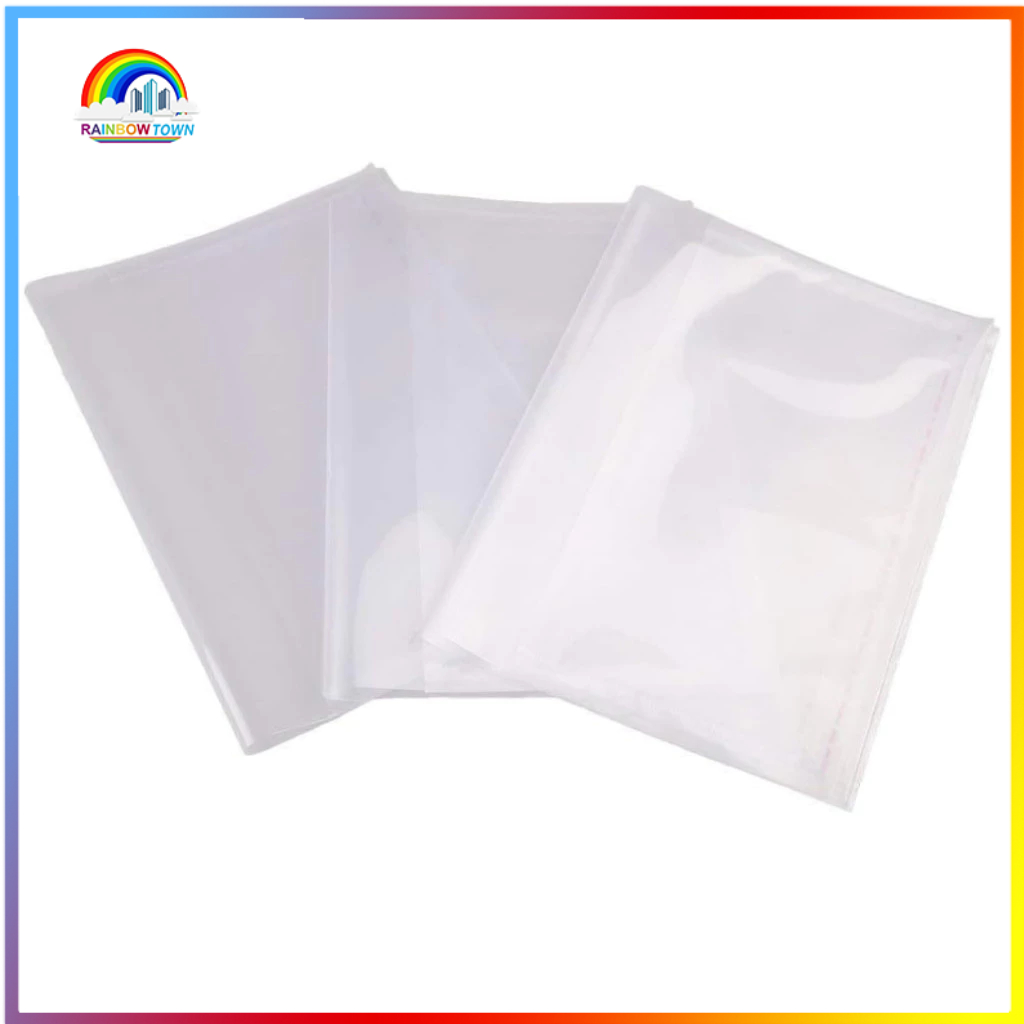 RT Ssupplies 6 x 8 inch Clear Plastic Jacket Notebook jacket 10pcs ...