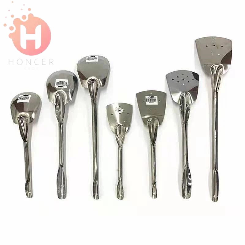 Honcer Kitchen stainless ladle and spatula sandok sianse | Shopee ...