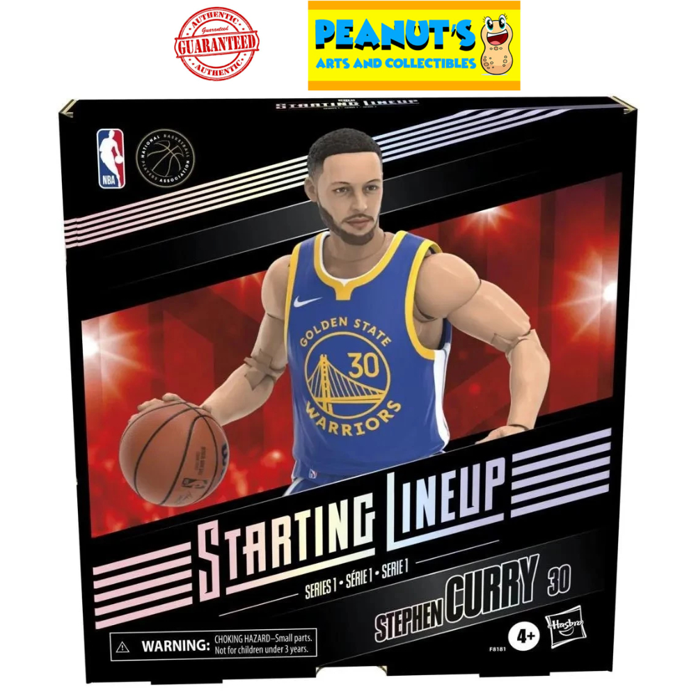 Hasbro Starting Lineup Stephen Curry (Golden State Warriors) NBA Action ...