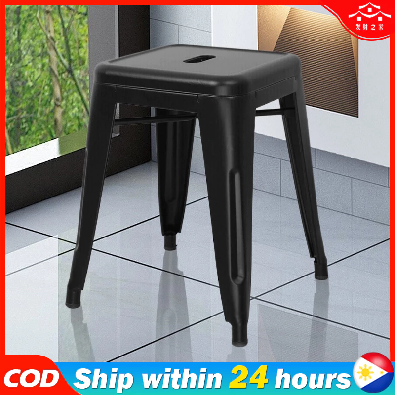Full Metal Low Stool Living Room Full Iron Bar Stool Outdoor Chair ...