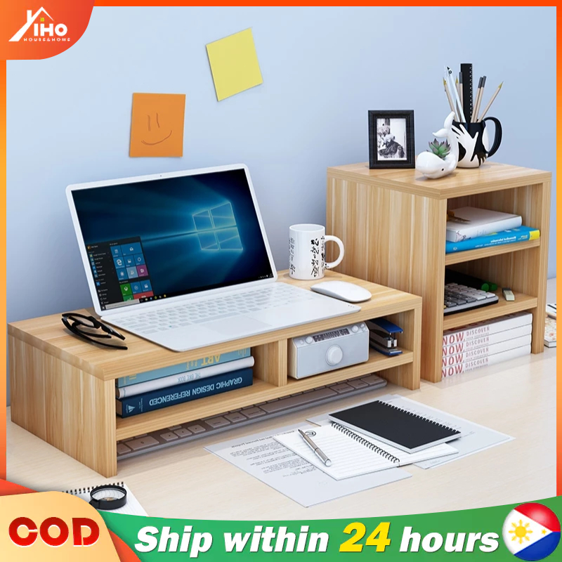 Desktop monitor stand table receive arrange shelf Computer Monitor ...