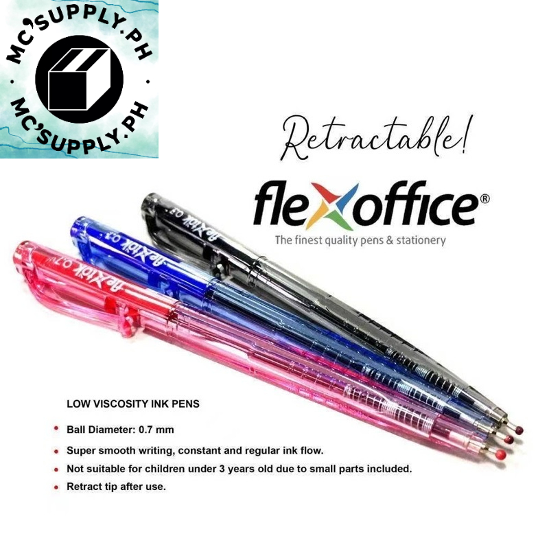 Flexoffice Flextok 0.5mm smooth ink pen FO-GELB036 ballpen | Shopee ...