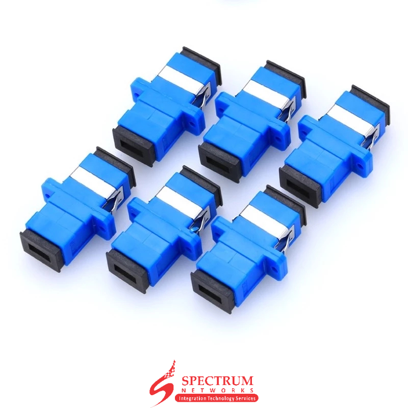 10Pcs FTTH SC-SC Fiber Optic Adaptor SC-SC Coupler SC Female to SC ...