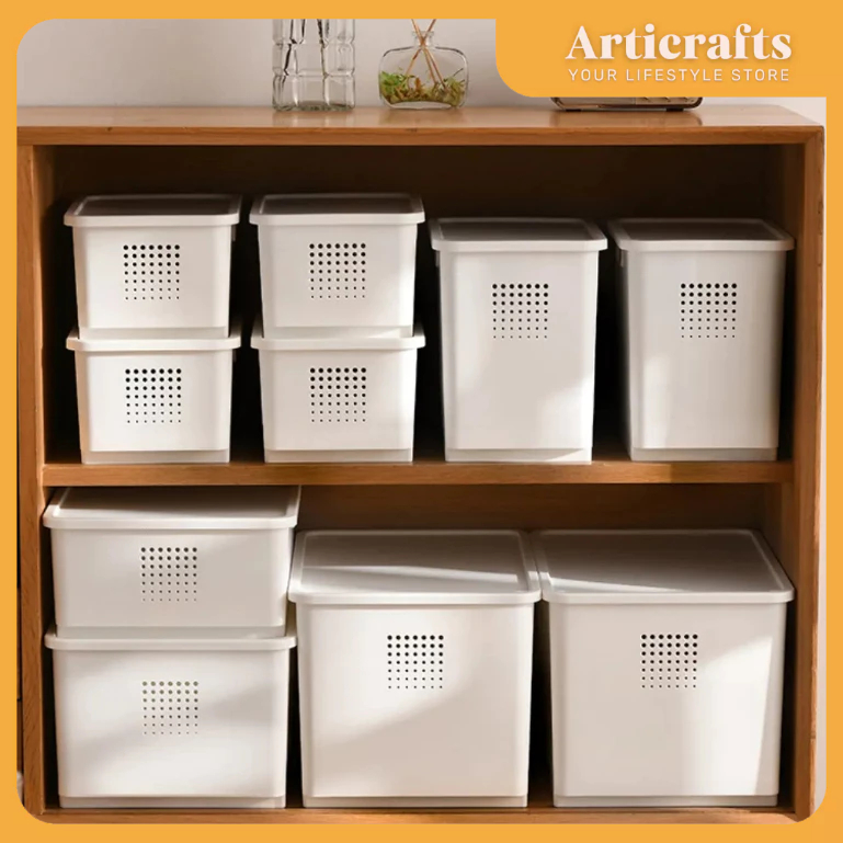 Japan Style Plastic Storage Box with Lid | Shopee Philippines