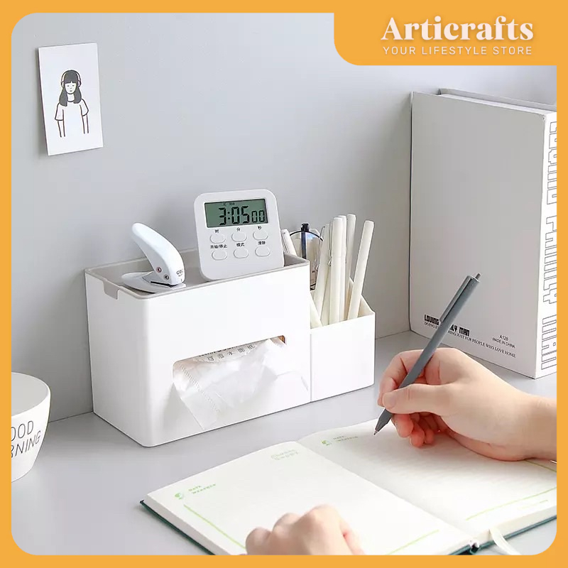Nordic Style Minimalist Desktop Multi-function Box | Shopee Philippines