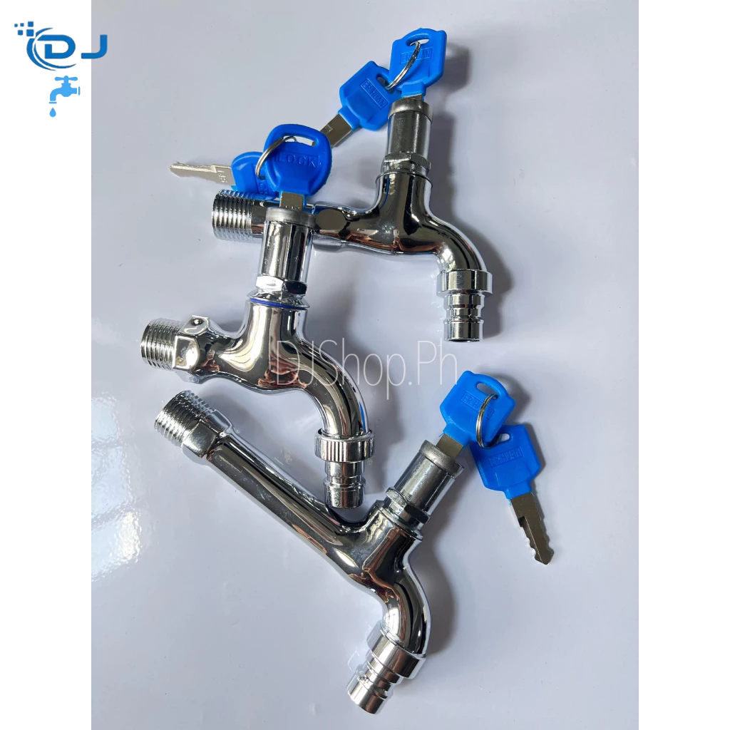 Anti-theft Sink Faucet With Lock Key Single Handle Lock Washing Faucet ...