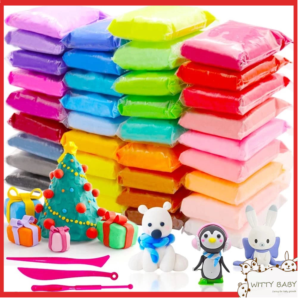 WB 36/24/12 Color Clay Dough For Kid Clay For Kids Non Toxic Air Dry ...