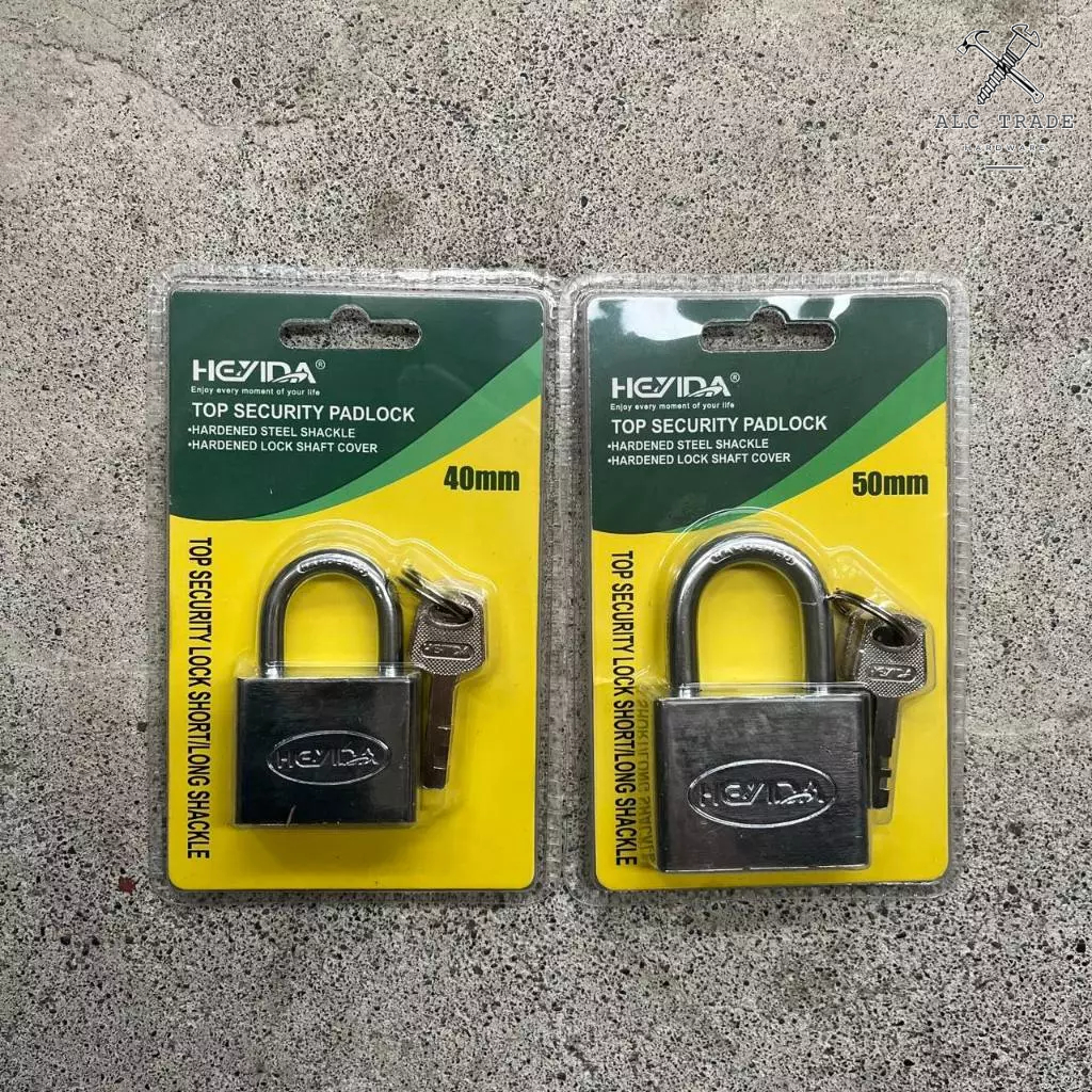 SHORT Heavy-duty Security Padlock (podlock)/ Stainless Padlock with 4 ...