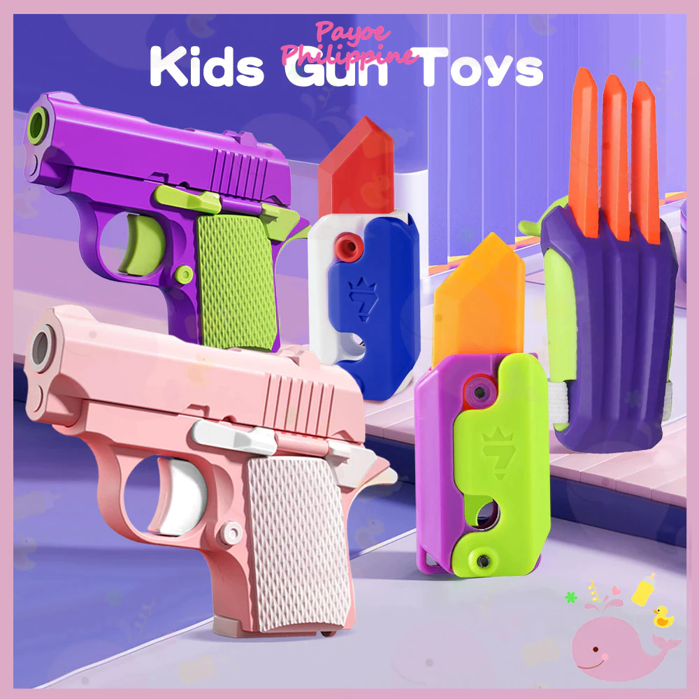 Payoe Fidget Toy 3D Gun Toy For Kids Boy hand Gun Toy Fidget Toy Stress ...