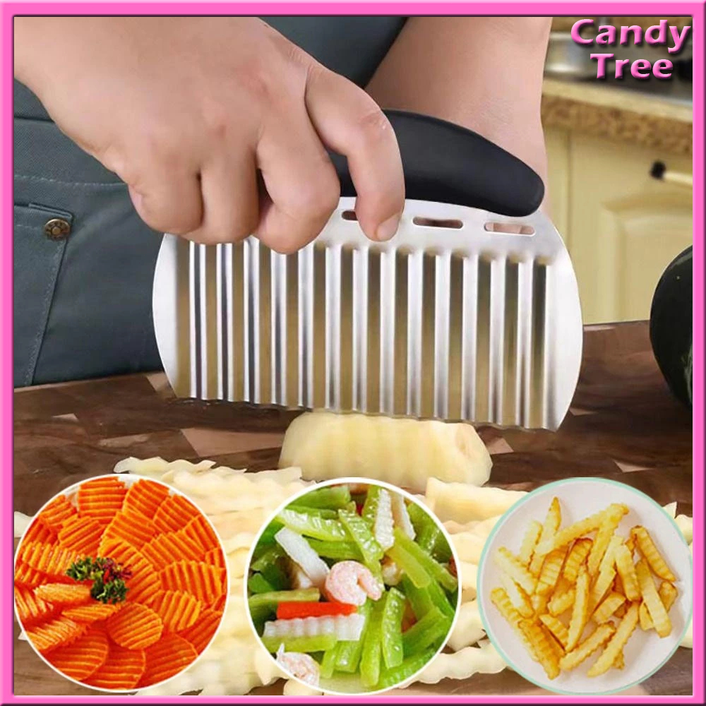 Potato Wavy Cutter Wave-shaped French Fry Slicing Tool Fancy Slicer ...