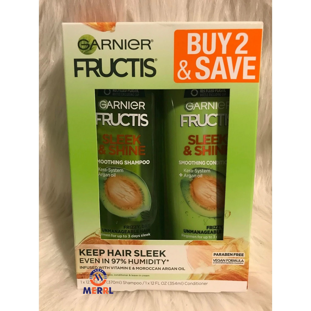 Garnier Fructis Active Fruit Protein Sleek & Shine Shampoo ...