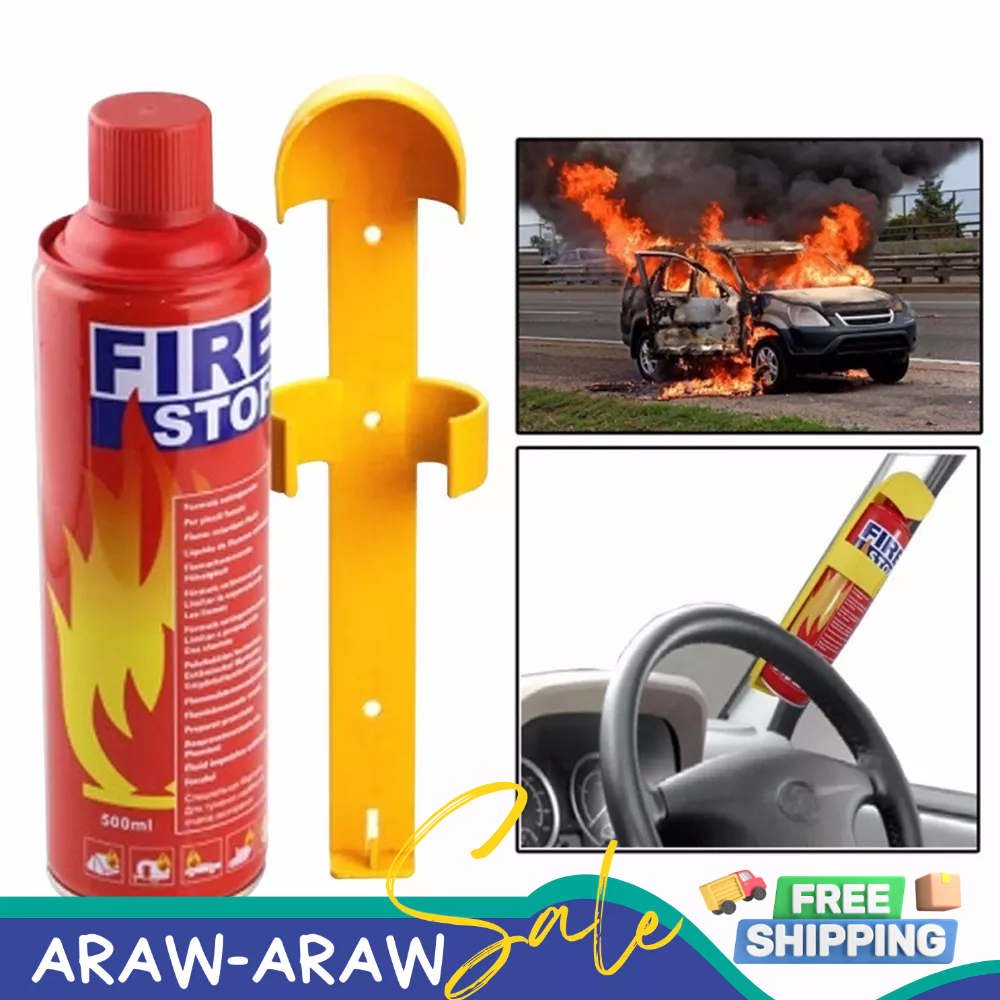 GTS Mini Car Stop Fire Extinguisher for House/Office/ Emergency ...