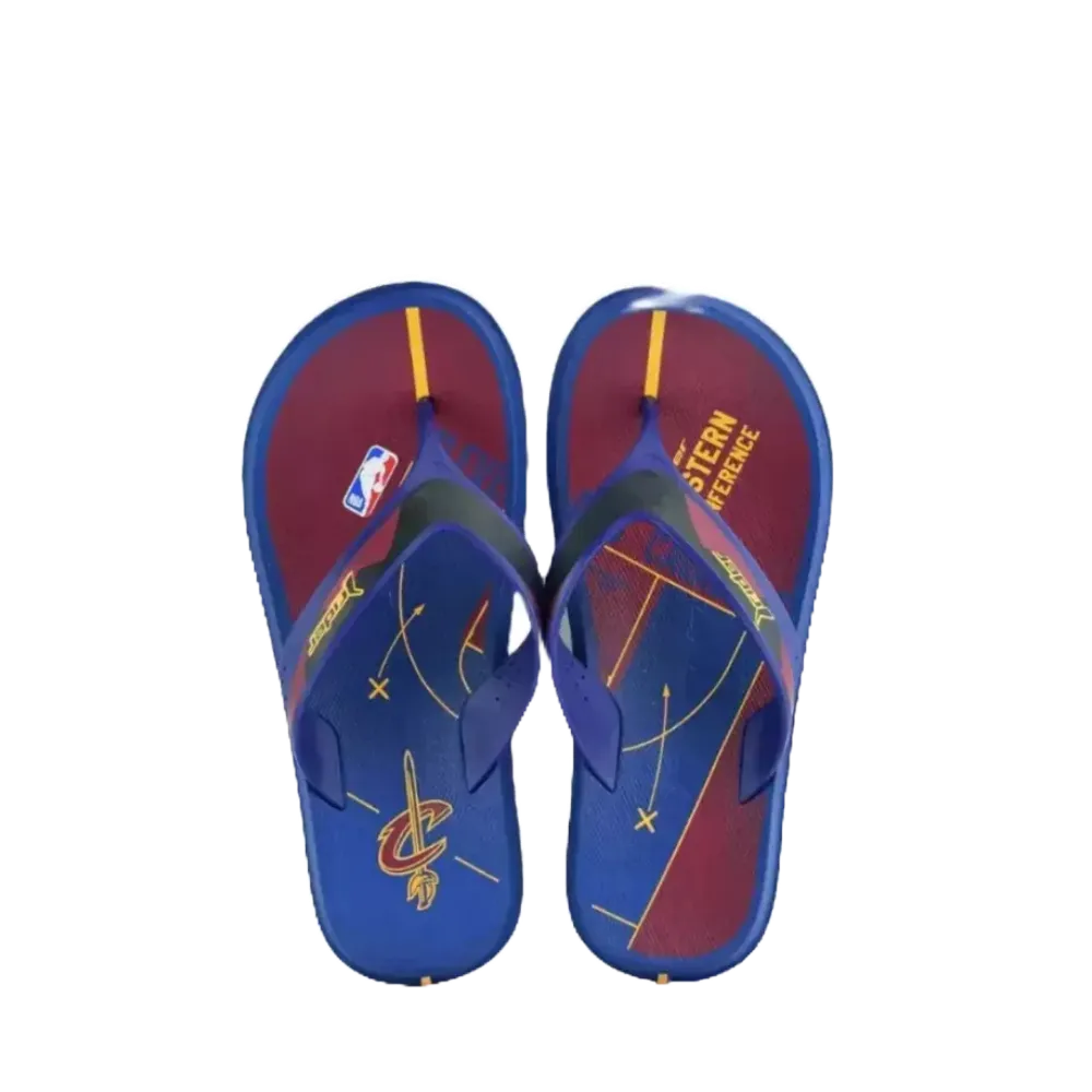 Rider R Line Nba Ad Blue Red Yellow Men's Slippers | Shopee Philippines