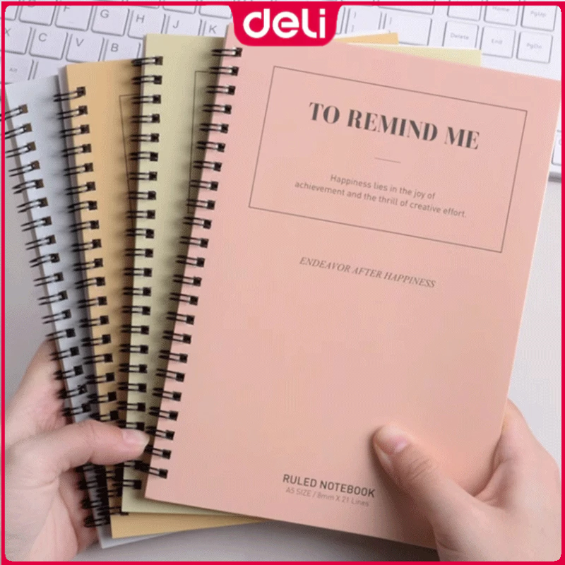 Deli A5 Journal Notebook 60Sheets Big Binder Notebooks School Suplies ...