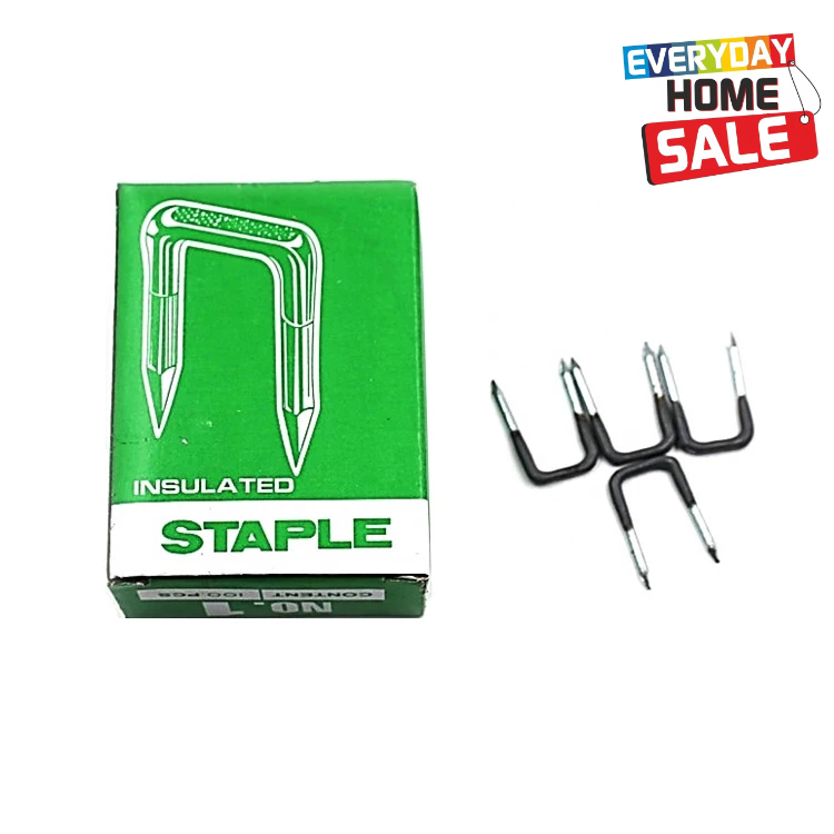 Insulated Staple 1/2" , 3/4" / 1" (Sold per box) | Shopee Philippines