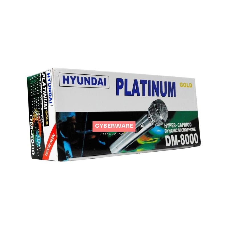 HYUNDAI PLATINUM DM-8000 PROFESSIONAL DYNAMIC MICROPHONE | Shopee Philippines