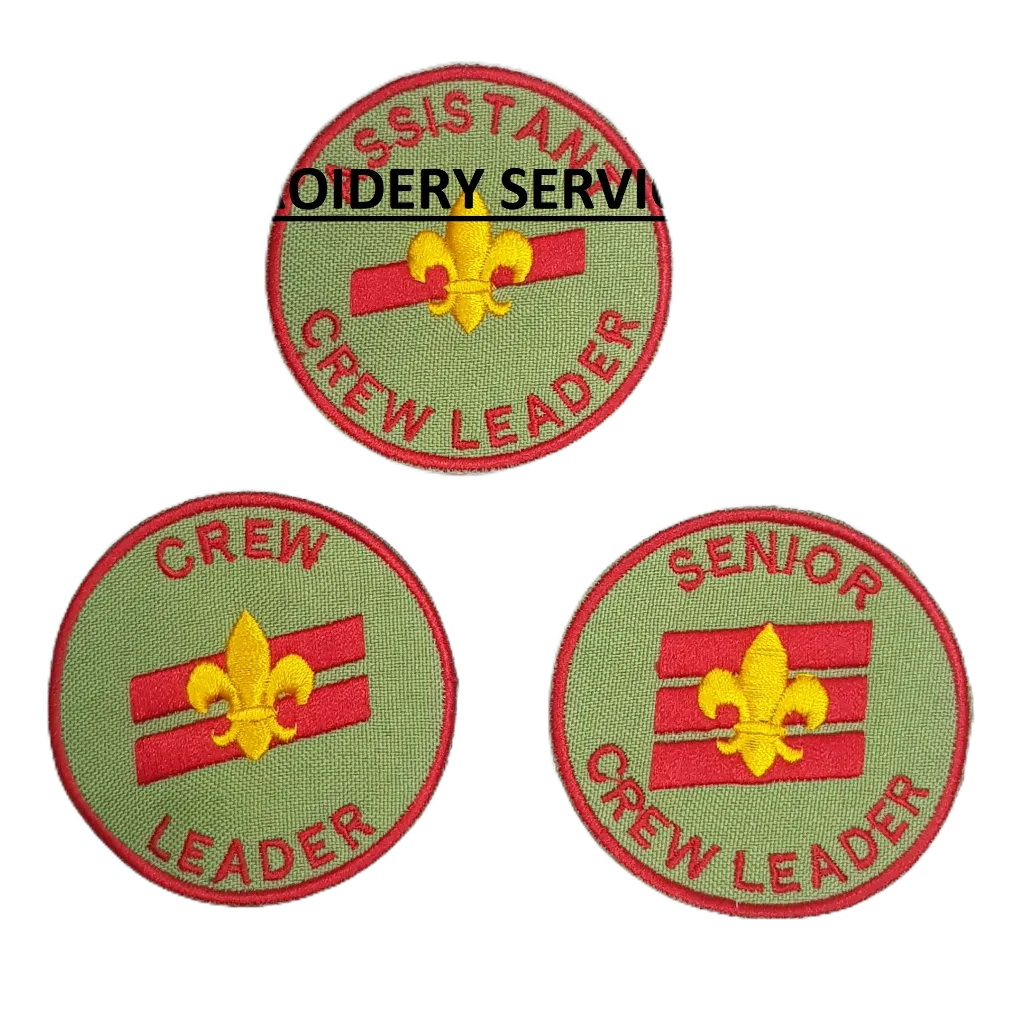 CREW LEADER EMBROIDERY PATCHES | Shopee Philippines