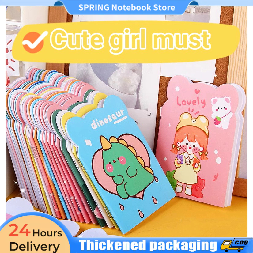 Cartoon A6 Mini Notebook Cute Design Small Notepad Children Student ...