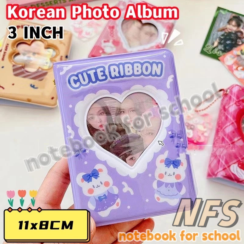 NFS Cute Korean Photo Album Mini Portable Picture Display 36 Pockets ...