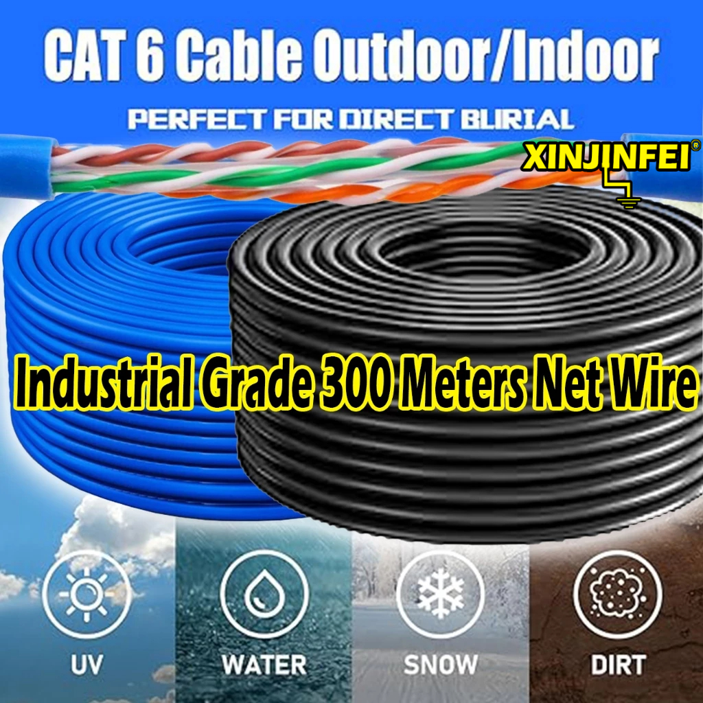 Cat6 Plenum Ethernet Cable 300Meters Solid Conductor DSX-8000 Fluke ...
