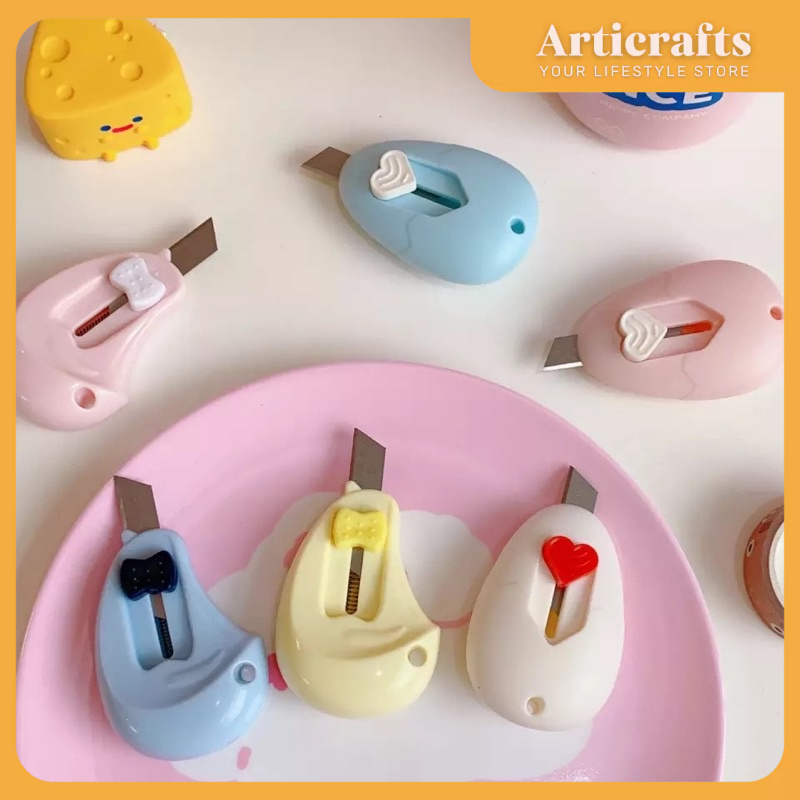 Kawaii Cute Mini Portable Paper Cutter Knife | Shopee Philippines