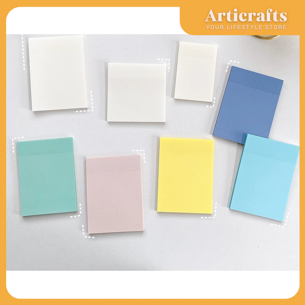 Waterproof PET Transparent Label Sticker Memo Pad | Shopee Philippines