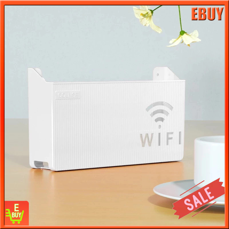 WiFi Router Shelf WiFi Router Box ABS Wall Mounted WiFi Storage ...