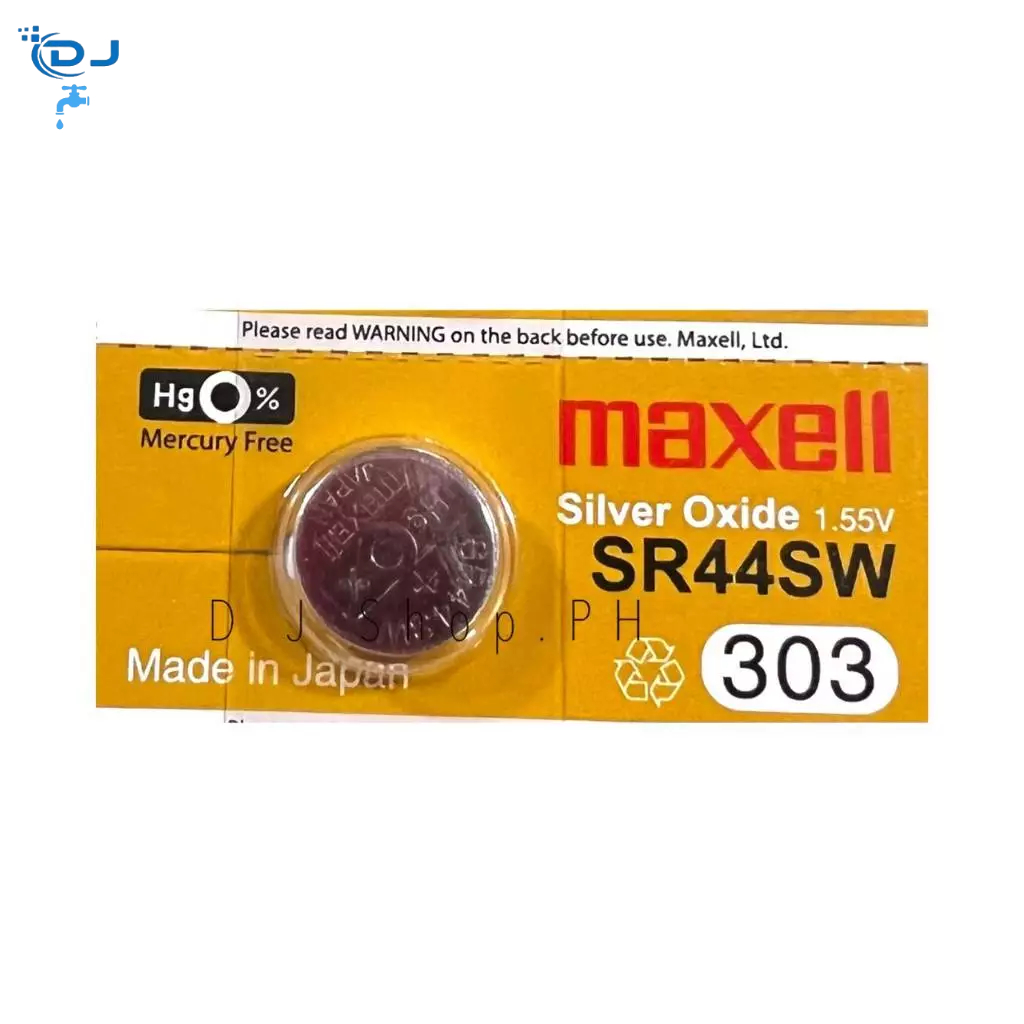 Maxell SR44W 357 165mAh 1.55V Silver Oxide Button Cell Battery original ...