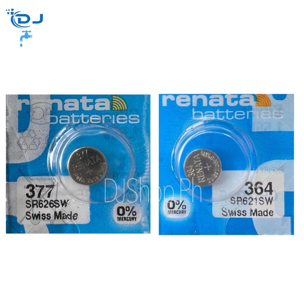Renata SR621SW 364 SR626SW 377 Renata Original Battery Silver Oxide ...