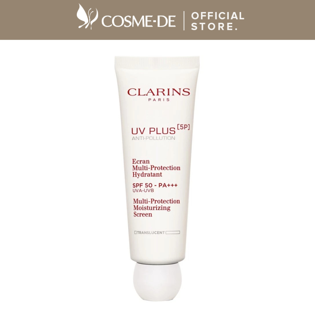 Clarins UV Plus [5p] Anti-Pollution Multi-Protection SPF50-PA+++ #Translucent 50ml | Shopee ...