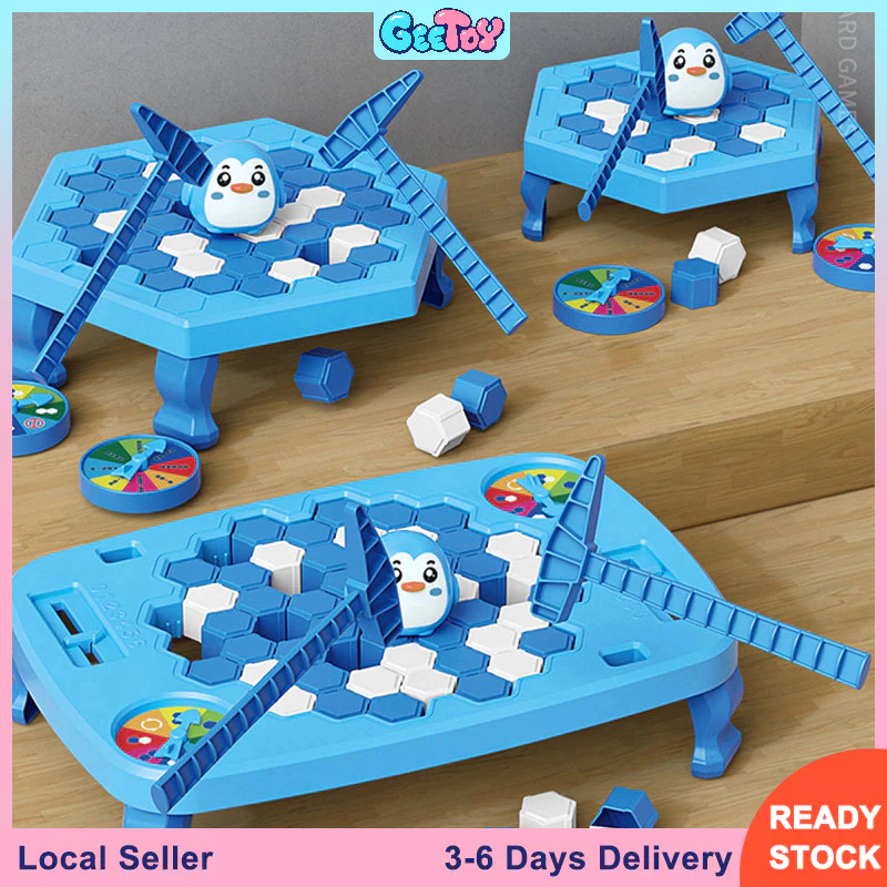 Geetoy Large Ice Breaking Penguin Game Parent Child Interactive Toys ...