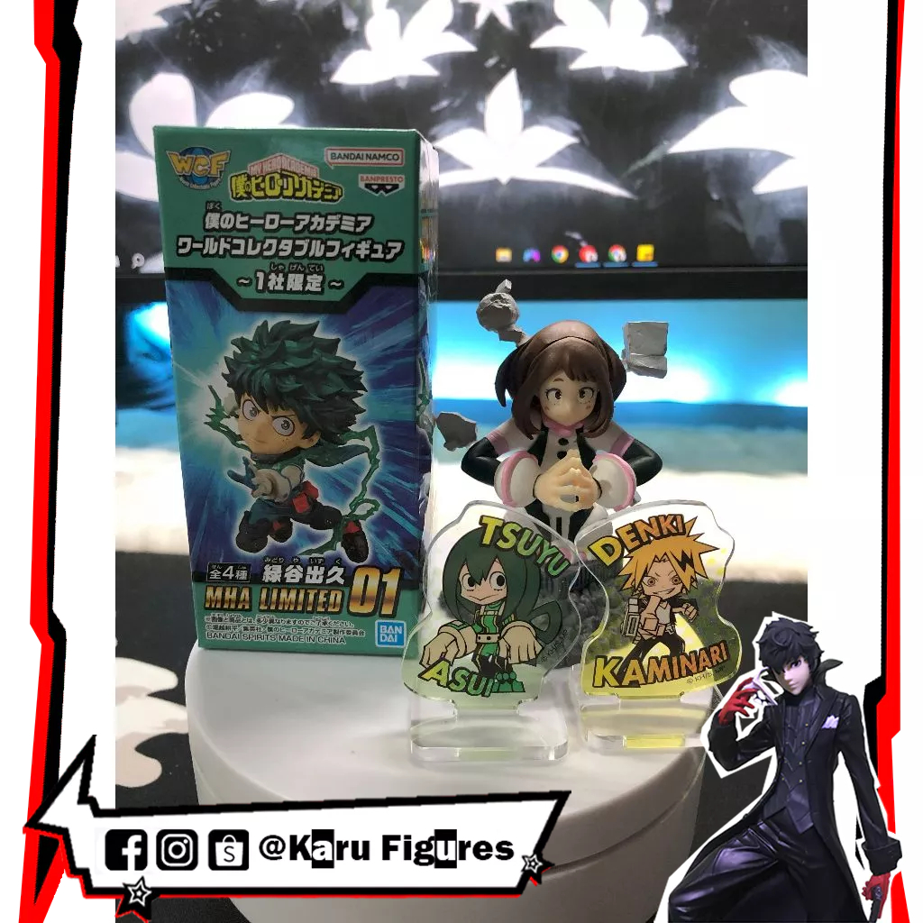 My Hero Academia Anik-Anik Set - WCF Midoriya, Uraraka Mini Figure ...