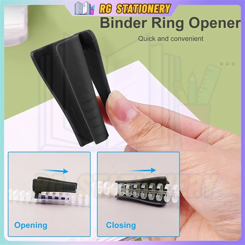 Plastic Binder Ring Opener for Loose Leaf Binders Binding Spines Combs ...