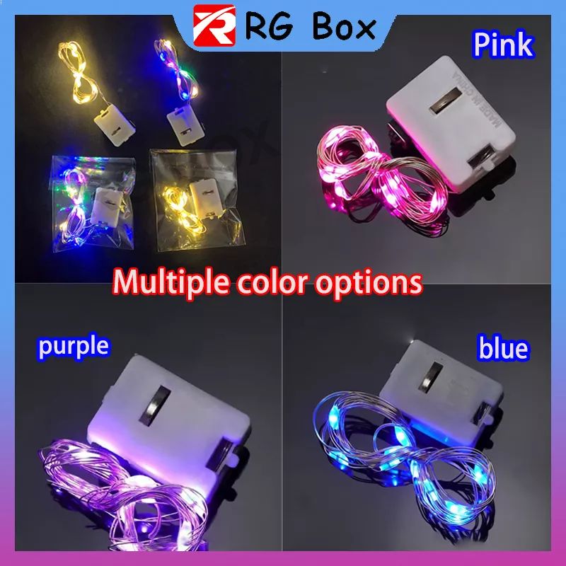 Small LED Lantern Flashing Light 1M LED Light String Fairy Three-modes ...