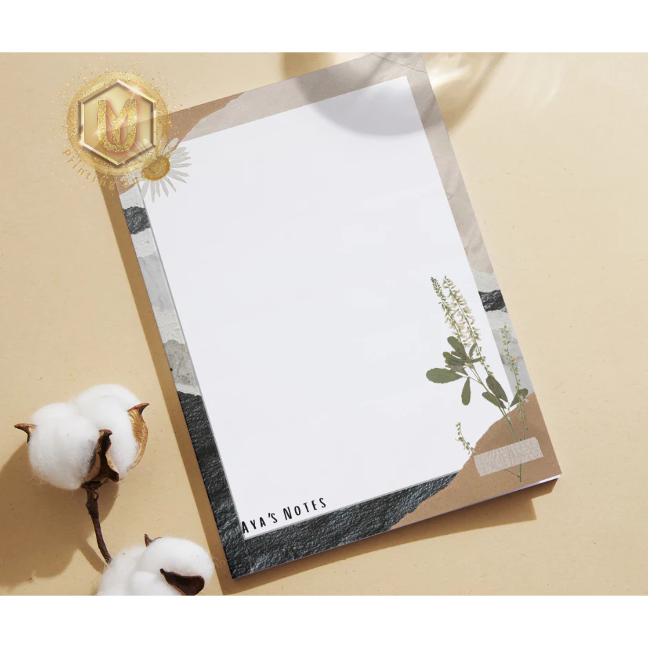 Personalized Notepad A5size 100pages (MAKAPAL) | Shopee Philippines