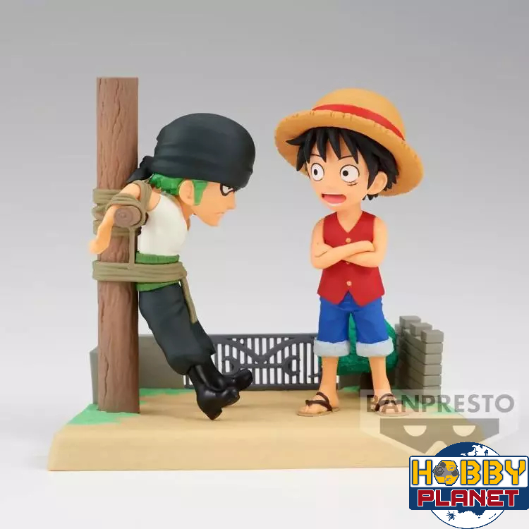 Banpresto One Piece World Collectable Figure Log Stories Monkey D Luffy ...