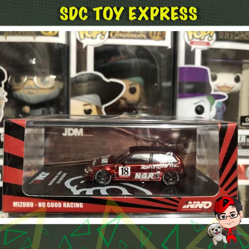 Inno Models 1/64 Honda Civic EF9 Mizuho - No Good Racing (JDM) | Shopee ...
